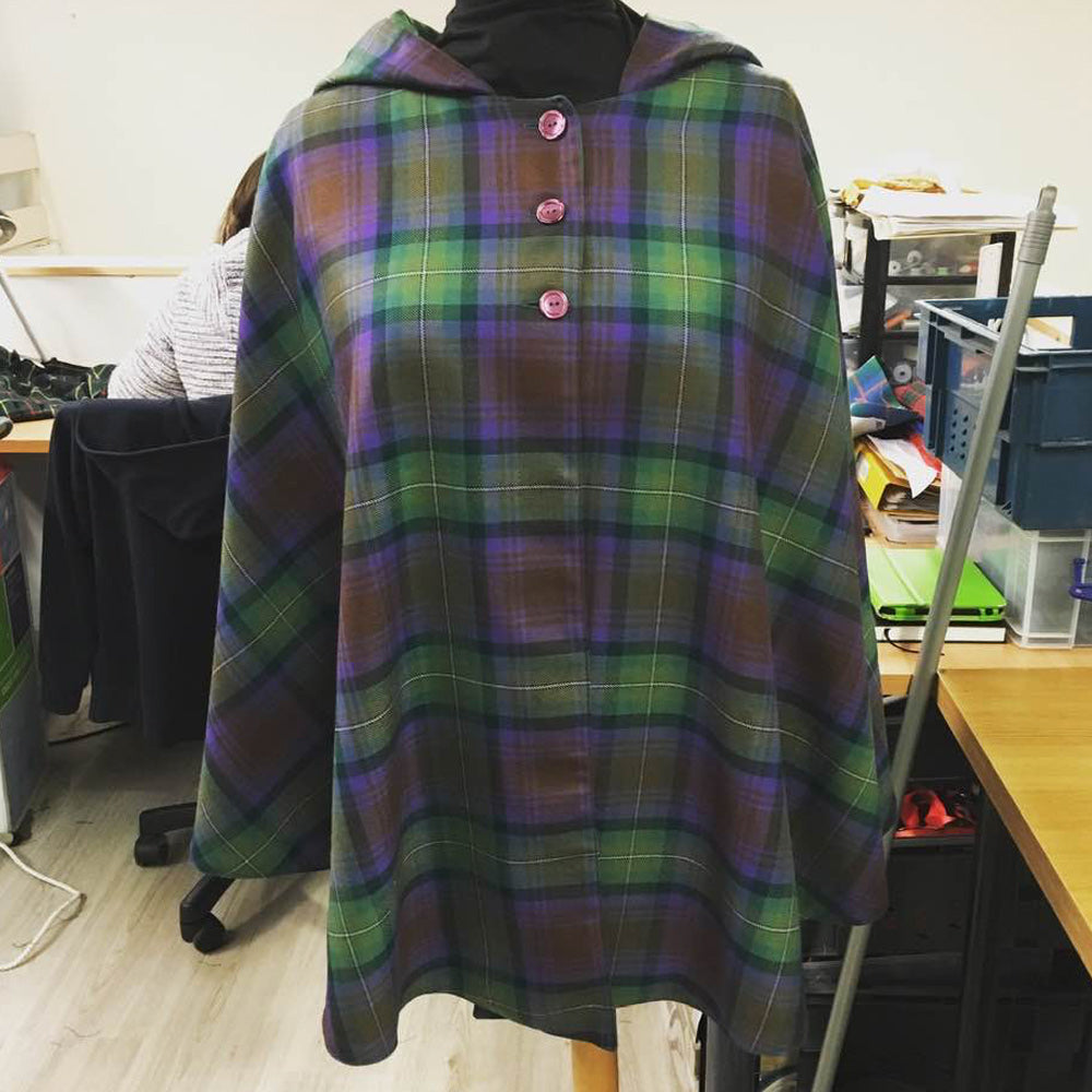 Custom Tartan Hooded Cape - Stand out in style!