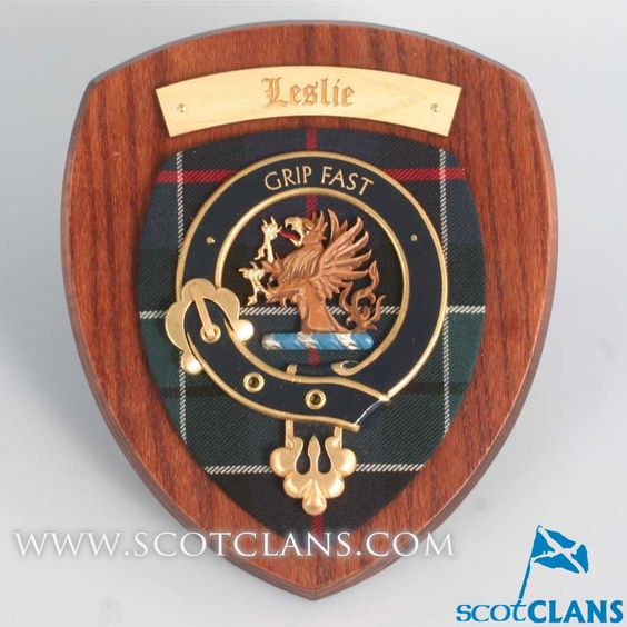 Buy Leslie Clan Crest Plaque