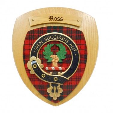 Custom Ross Clan Crest Plaque