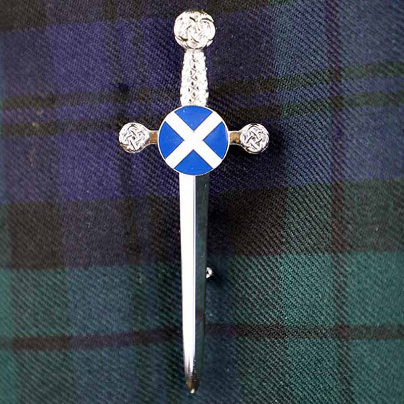 Saltire Kilt Pins
