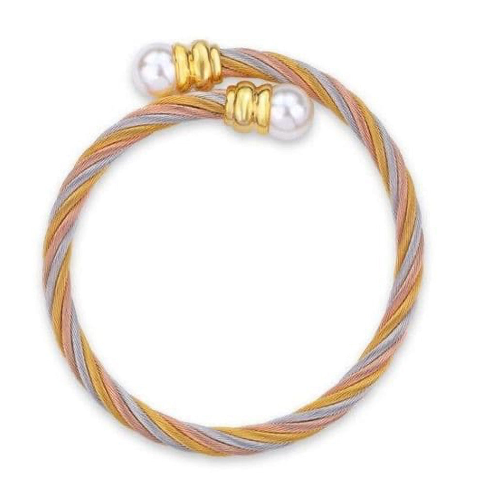 Golden Celtic Torque Bangle